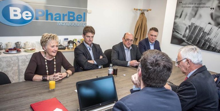 Visite de BePharBel à Courcelles – Philippe Knaepen